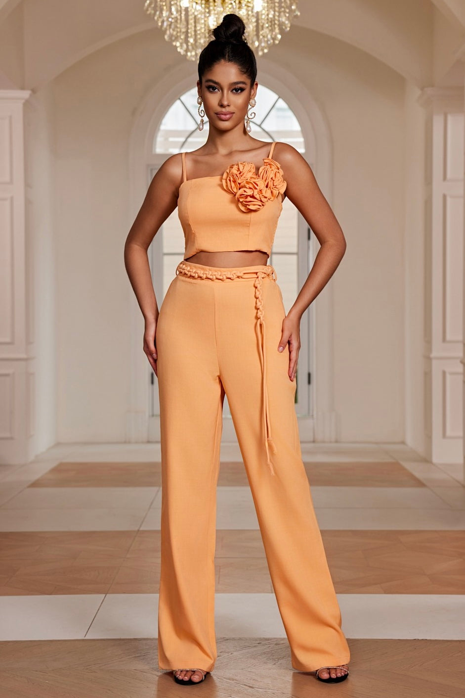 The Clarissa Two-Piece Set | Orange – The Edge